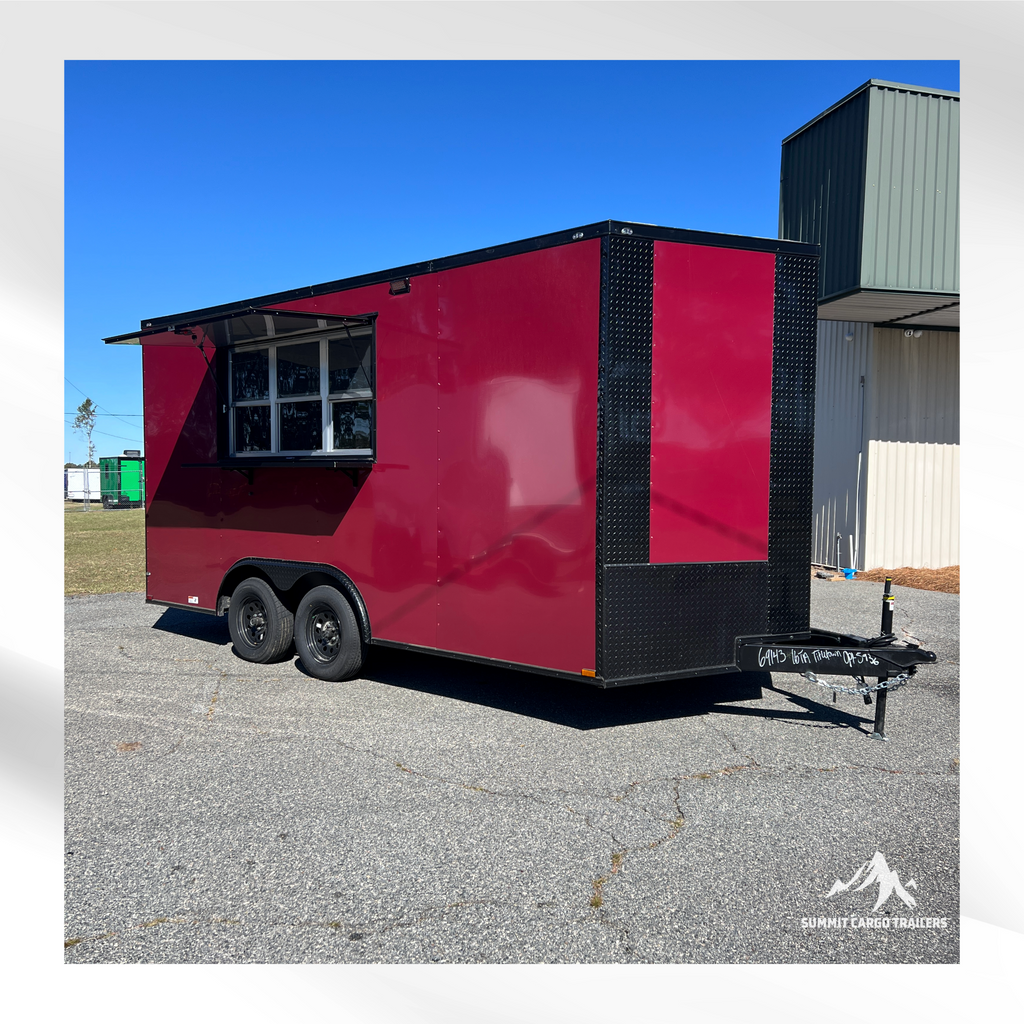8.5X16 Brandywine Concession Trailer – Summit Cargo Trailers